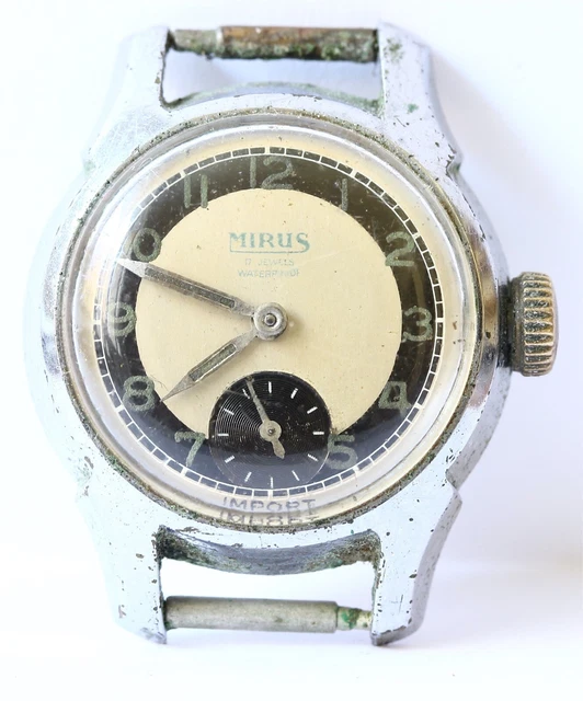 MONTRE MÉCANIQUE ANCIENNE Mirus fonctionne - F28-13 EUR 19,90 - PicClick FR