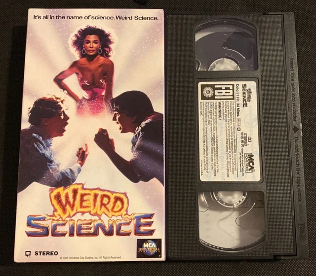 WEIRD SCIENCE VHS Anthony Michael Hall Kelly LeBrock John Hughes 80s ...