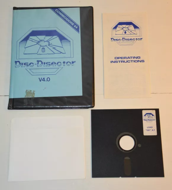 ANCIEN JEU VIDÉO disquette DISC DISECTOR COMMODORE 64 V4.0 vintage SOFTCELL 1984 EUR 34,99 ...