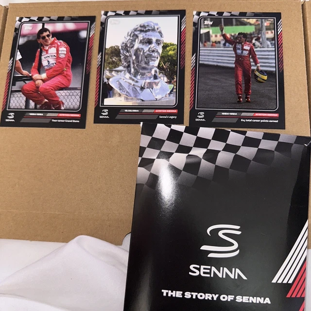 TOPPS THE STORY of Senna (Ayrton Senna) - #49-51 set of 3 cards £25.00 ...