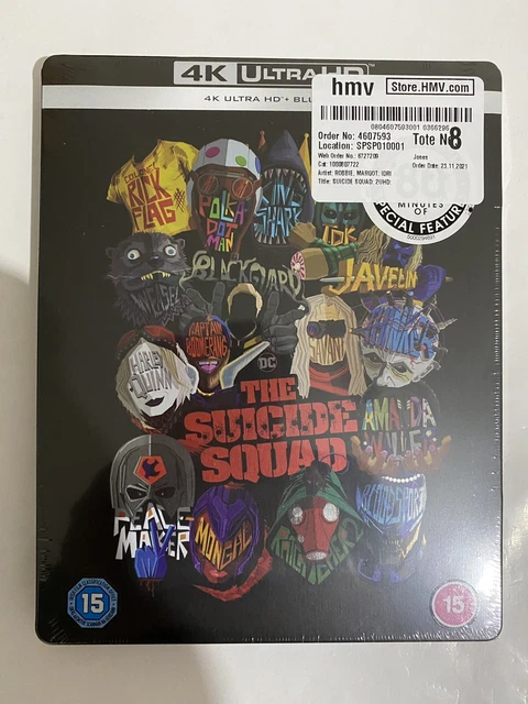 THE SUICIDE SQUAD (Hmv Exclusive) Limited Edition 4K + Blu-Ray Steelbook £34.00 - PicClick UK