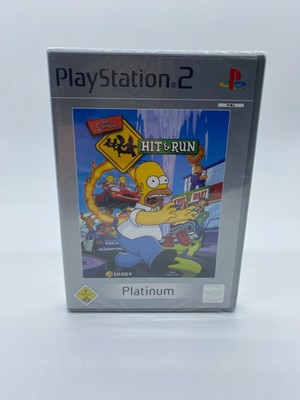 SONY PLAYSTATION 2 Game - The Simpsons Hit & and Run Platinum-New ...