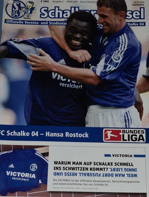2004/05 1.BUNDESLIGA FC Schalke 04 - FC Hansa Rostock EUR 1,00 - PicClick DE