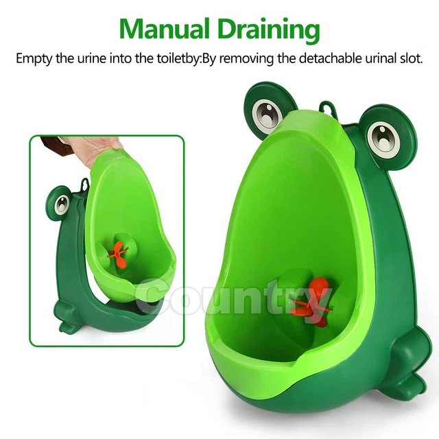 FROG SHAPED KID Baby Potty Toilet Training Urinal Boys Pee Trainer ...