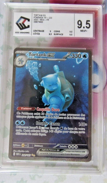 CARTE POKÉMON TORTANK EX 200/165 Pokémon 151 EV3.5 FR CCC 9.5 EUR 150 ...