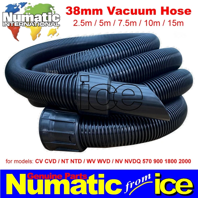 NUMATIC 38MM VACUUM Suction Hose CV CVD WV WVD NT NTD NVQ NVDQ 570 900 ...