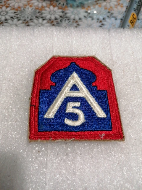 PATCH ARMEE US 5TH ARMY ww2 original EUR 8,00 - PicClick FR