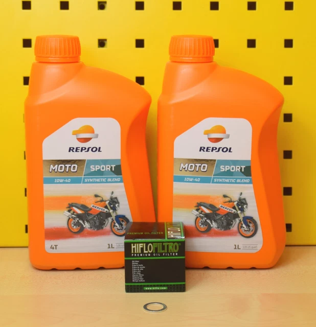 HONDA XL 125 Varadero Oelwechselset 2L Huile ,Filtre à Hiflo Repsol ...