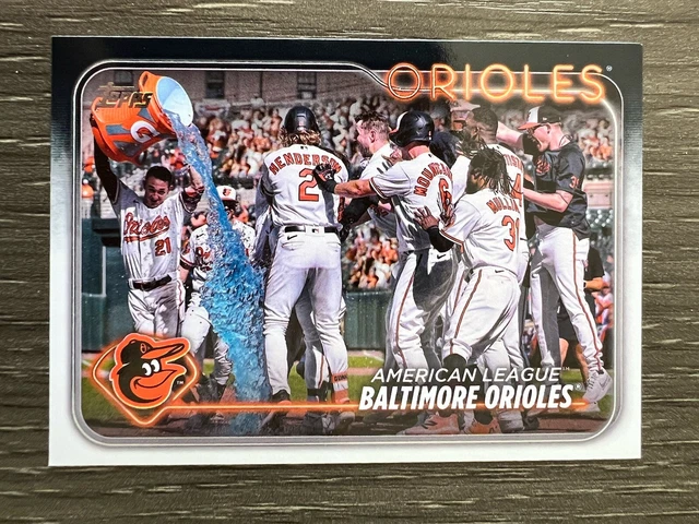 2024 TOPPS SERIES 1 Baltimore Orioles Team Card #192 Gunnar Henderson ...
