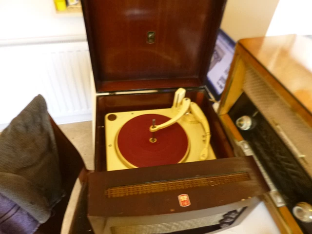 EAR AUTO CHANGE Record Player Not Working 3 Valves Huge Speaker £29.00 ...