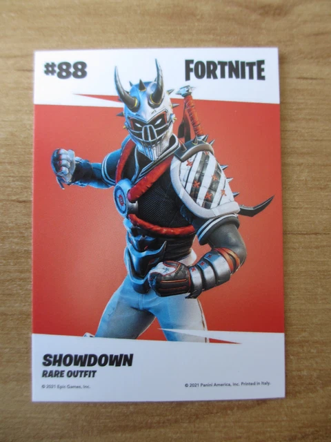 CARD PANINI FORTNITE 2021 Epic games / #88 SHOWDOWN EUR 4,99 - PicClick IT