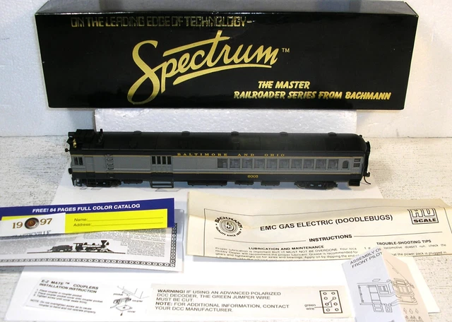 BACHMANN SPECTRUM 81404 B&O EMC Gas Electric Doodlebug #6005, Runs Well ...