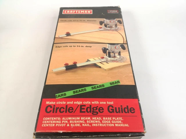 VINTAGE SEARS CRAFTSMAN Circle/ Edge Guide 9-25968 With Box £101.16 ...