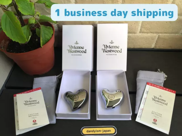 VIVIENNE WESTWOOD HEART Shaped Orb Lighter Electronic Gas Lighter ...