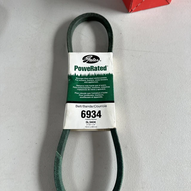 GATES 6934 POWERATED FHP Medium Horse-Power V-Belt $30.23 - PicClick CA