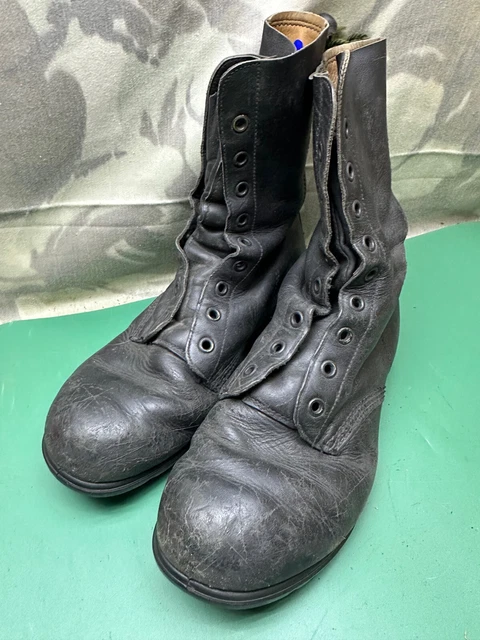 GENUINE BRITISH ARMY Leather Combat / Marching Boots - Size 288/112 L ...