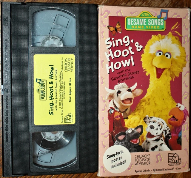 SESAME STREET: SING, HOOT & HOWL (vhs) Big Bird & Other Animals Good ...