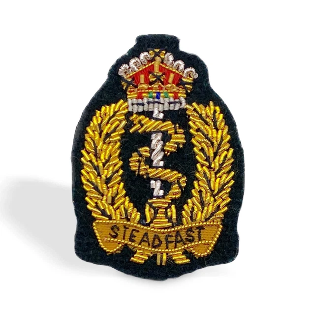 NEW RAMS OFFICERS Beret Badge Royal Army Medical Services Embroidered ...