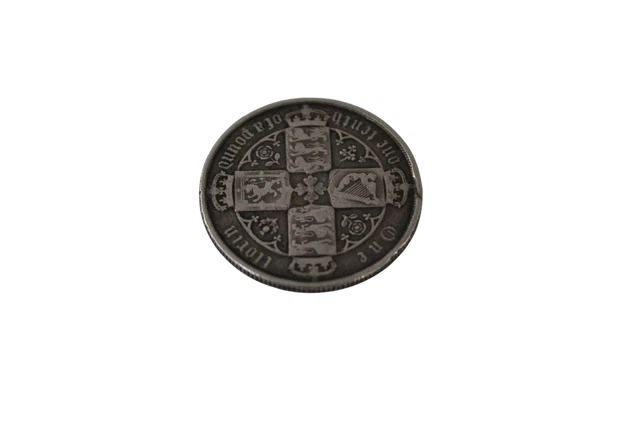 1865 FLORIN GOTHIC 2/- Florin Coin One Tenth Of A Pound Queen Victoria ...