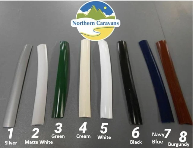 CARAVAN AWNING INFILL Trim, Herzim Strip, 12mm MULTIPLE COLOURS. MIN ...