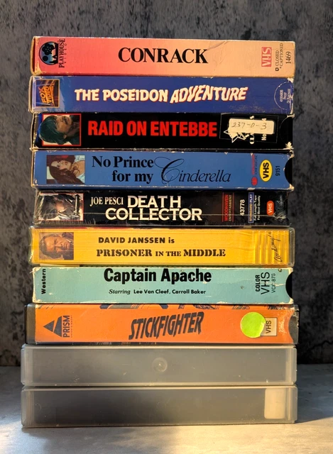 70S GRINDHOUSE VHS lot. Buster & Billie, Conrack, The Pacific ...