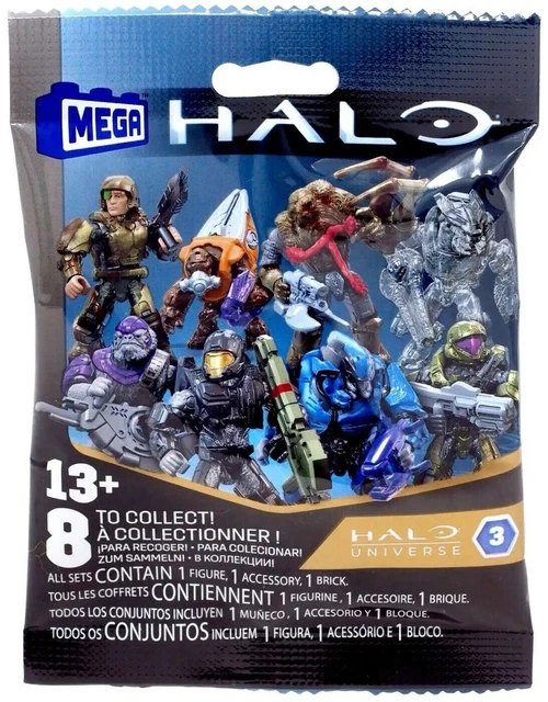 MEGA CONSTRUX HALO Universe Series 3 Brute New In Sealed polyBag mega ...