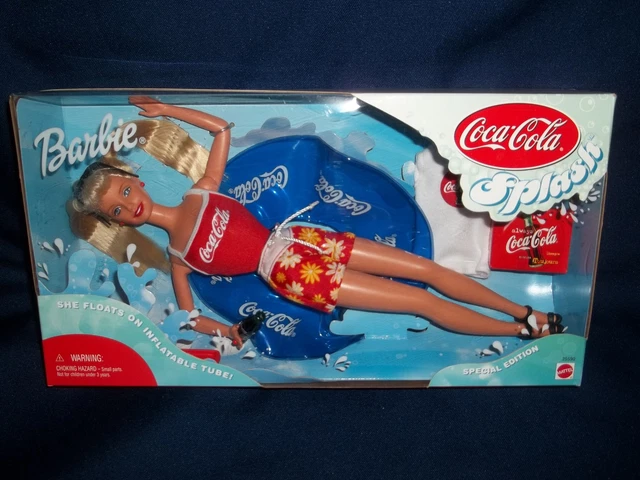 Barbie Mattel 25590 Special Edition Coca Cola Splash Barbie 1999 New In