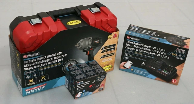 PARKSIDE PERFORMANCE 20 V Akku-Drehschlagschrauber PASSP 20-Li A2 Set ...