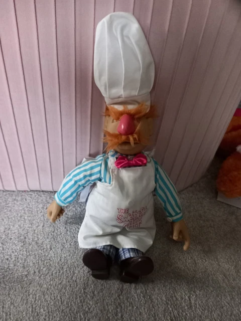THE MUPPETS SWEDISH Chef Kermit Collection Vintage Plush Soft Toy ...