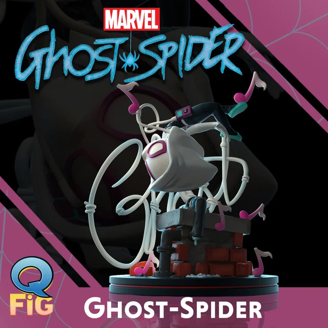 SPIDER-MAN GWEN STACY Ghost Spider Q-FIG Elite Figure EUR 33,65 ...
