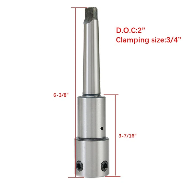 FOR 3/4INCH WELDON-SHANK Annular T1E Annular Cutter Arbor With Morse ...