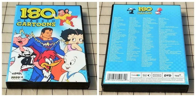 180 CARTOONS (DVD, 2008, 4-Disc Set) £9.07 - PicClick UK
