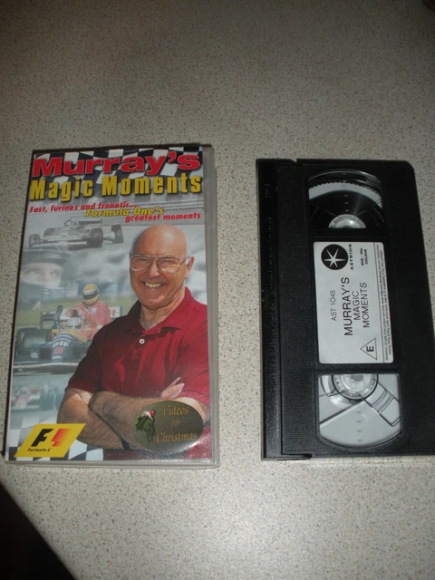 2 X VHS Tapes- Murray's Magic Moments (1997) & Formula 1 Celebration ...