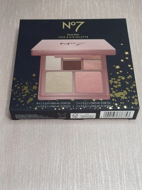 BOOTS NO7 EYESHADOW Palette Dusty Rose Face And Eye Palette Brand New £ ...