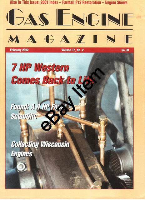 WISCONSIN ENGINES, FOOS Mfg Engine, Western Gas Engine, Maytag with no ...