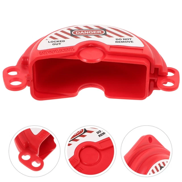 GATE VALVE LOCKOUT Device Water Valve Lock Disc for Outdoor Faucet Lock ...