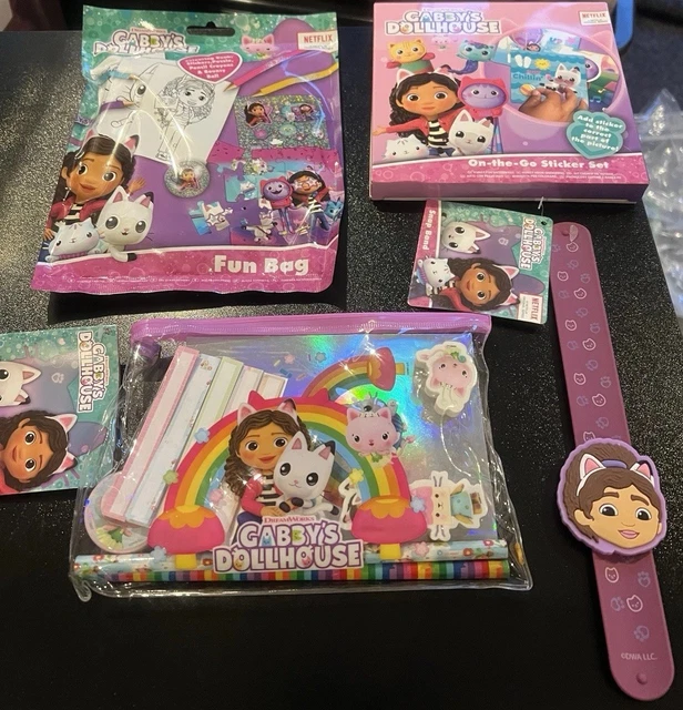 4 GABBY'S DOLLHOUSE ACTIVITIES CRAFT GABBYS GABBY’S DOLL PARTY SUPPLIES ...
