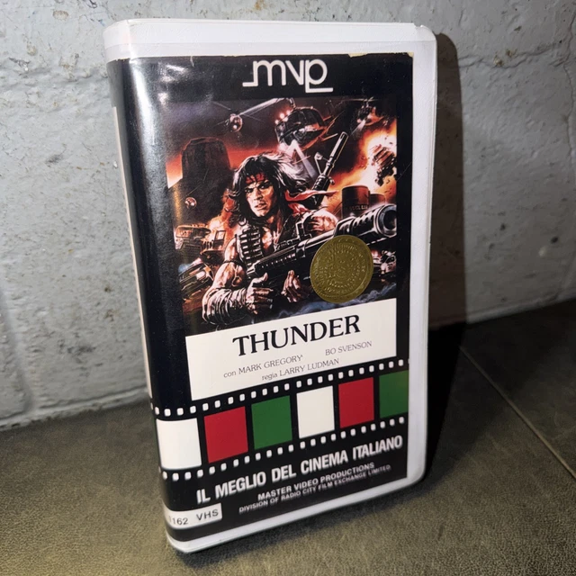 THUNDER (1988) VHS Video Clam Shell Macro ITALIAN VERSION, SUPER RARE ...