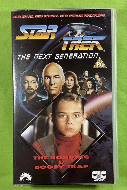 STAR TREK THE Next Generation, VHS Video, 27, The Bonding & Booby Trap ...