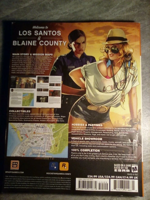 GRAND THEFT AUTO V Five Signature Series Guide Bradygames Strategy Book ...