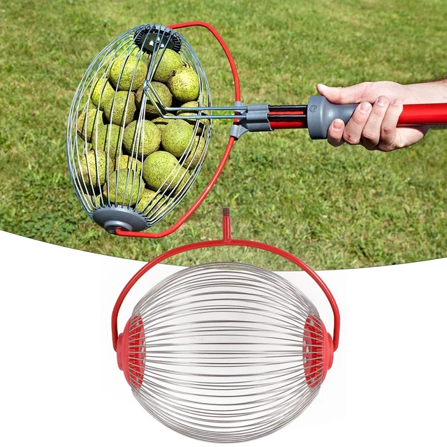 FRUIT PICKER HARVESTER Roller Aluminum Alloy Garden Retractable Nut ...