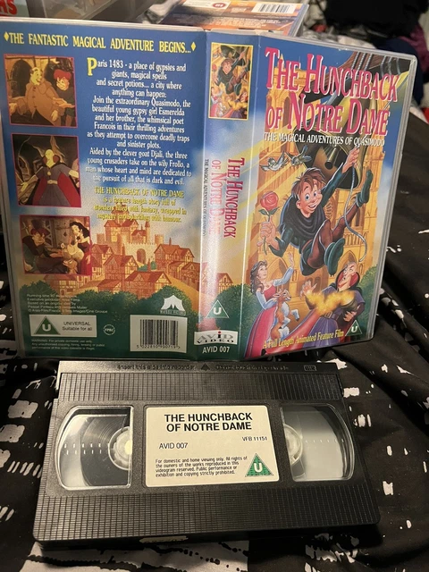 THE HUNCHBACK OF Notre Dame The Magical Adventures Of Quasimodo Vhs ...