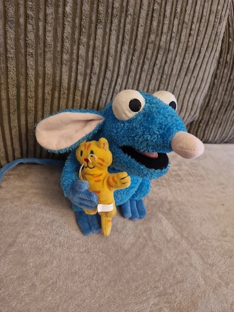 DISNEY STORE BEAR In The Big Blue House - Tutter Mouse Stamped Plush ...