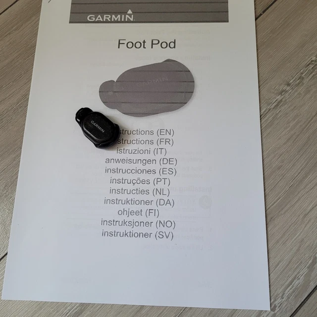 GARMIN ANT+ MINI Foot Pod Zwift Running and Ant+ dispositivi incluse ...