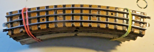 10 X MÄRKLIN H0 00 Section de Voie Courbé M pour 3600/800 Vorkrieg ...