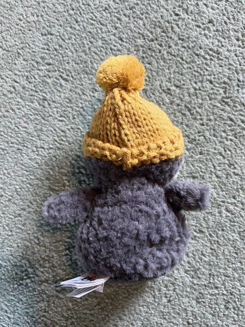 JELLYCAT WEE WINTER Penguin With Mustard Yellow Hat Plush Soft Toy ...