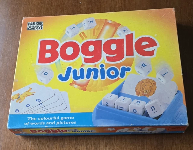 BOGGLE JUNIOR JR Word Spelling Learning Game Childrens Edition 1994 ...