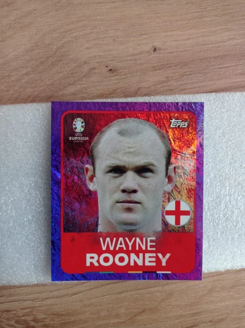 WAYNE ROONEY STICKER UEFA Euro 2024 LILA EUR 5,00 - PicClick FR
