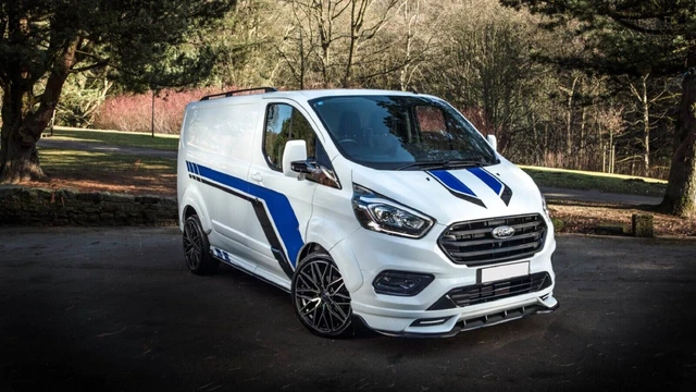 FORD TRANSIT CUSTOM M Sport Vinyl Graphics Kit Decals Body Stripe ...