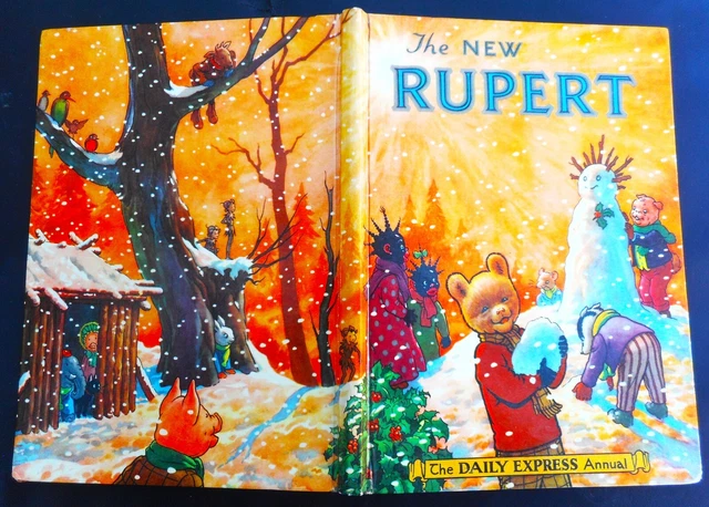 SUPERB 1954 RUPERT Bear Annual, Unscribed/Unclipped 4/6, Painting Page ...